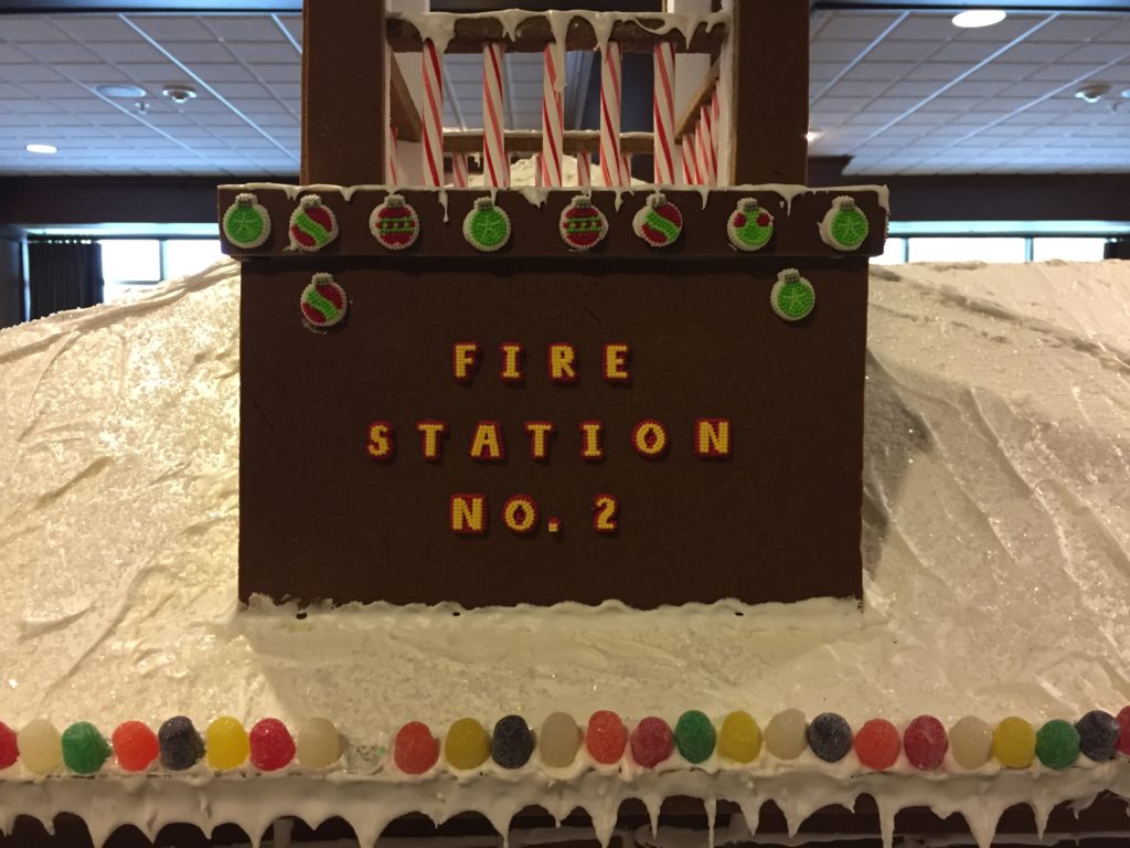 Fire Station Gingerbread House – Everyday EMS Tips